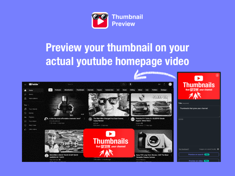 Thumbnail Preview - YouTube Thumbnail Testing